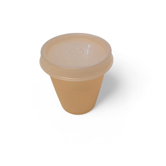 Tupperware | Kitchen | Tupperware Mini Rare 2oz Container Wlid Peachy ...